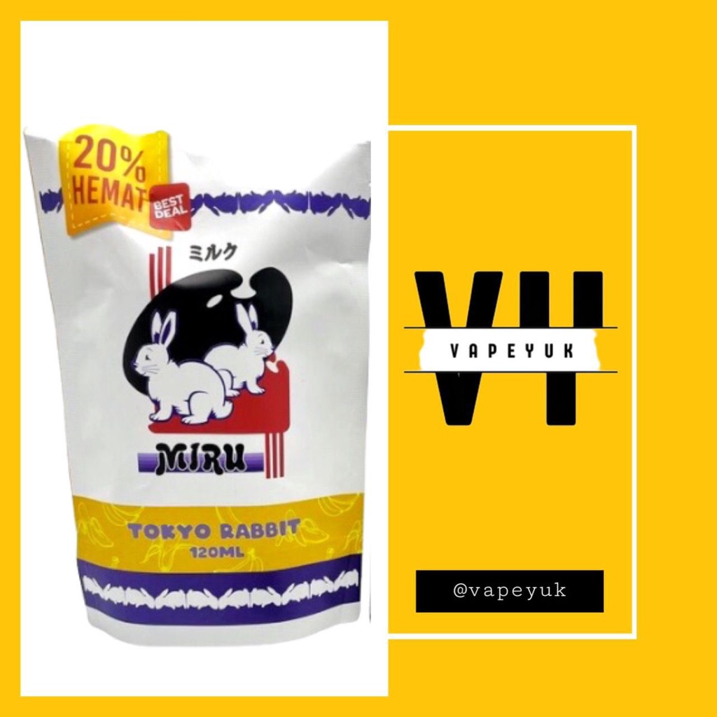 Jual Miru Rabbit Tokyo Rabbit 120ml (60mlx2) By Jozojo | Shopee Indonesia