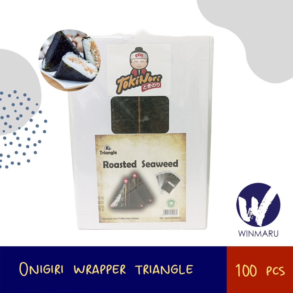 Jual Tokinori Onigiri Nori Triangle 100 Sheets/Lembar | Shopee Indonesia