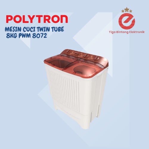 Jual Mesin Cuci 2 Tabung Polytron PWM 8072 (8KG) | Shopee Indonesia