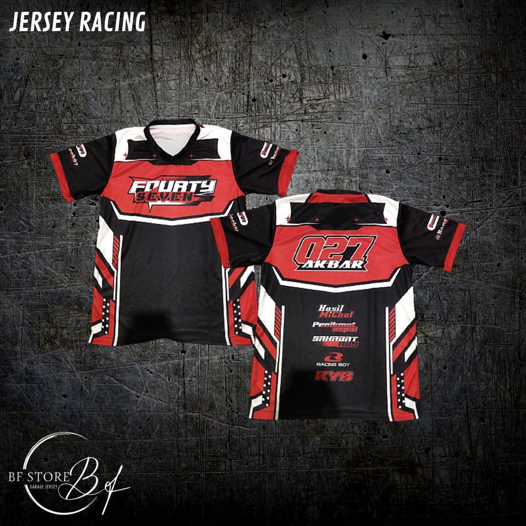 Jual Custom Jersey Team Balap Full Printing, BIsa Tambah Nama Dan Nomor ...
