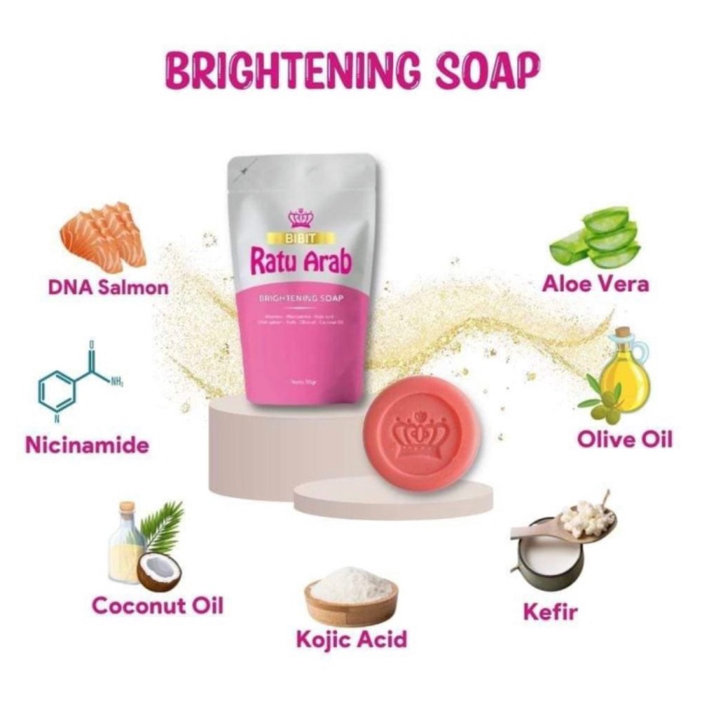 Jual Ratu Arab Brightening Soap ( Sabun Padat ) | Shopee Indonesia