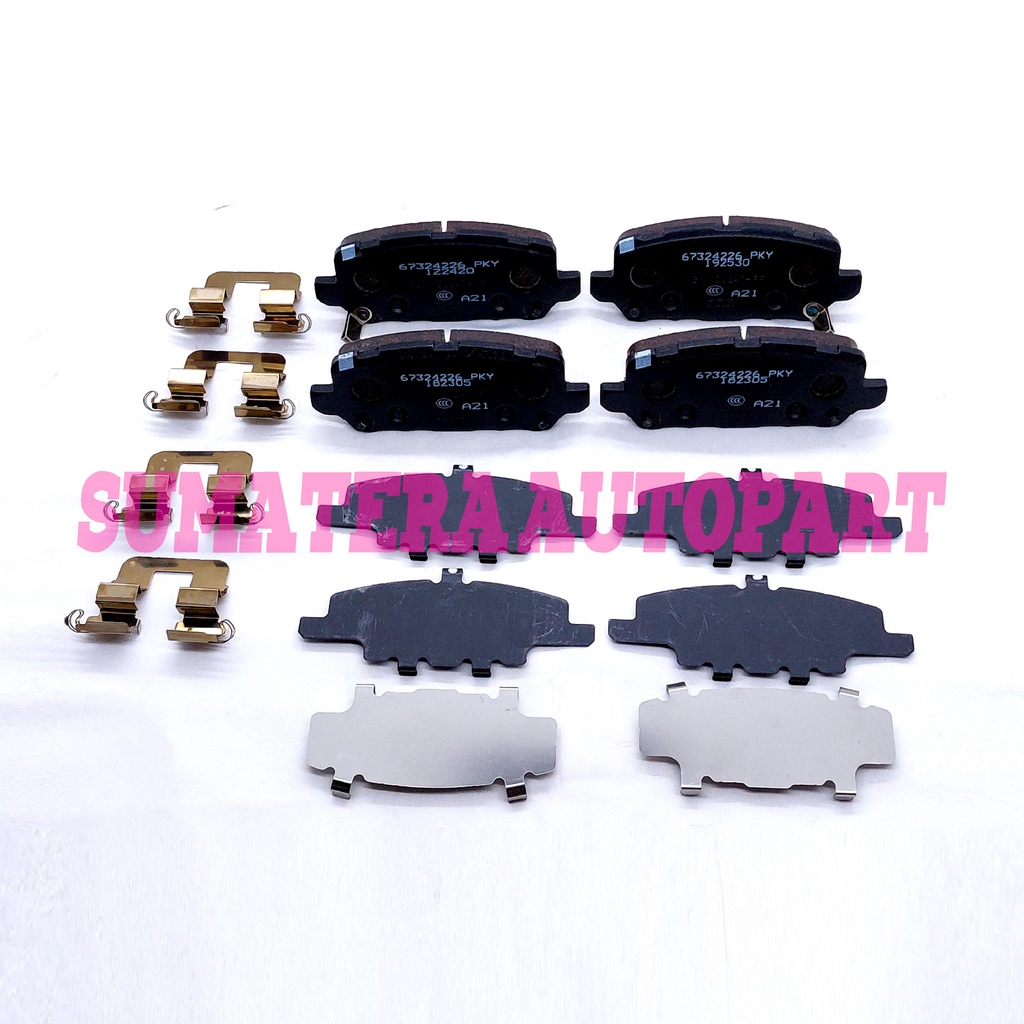 Jual Kampas Rem Sepatu Rem Brake Pad Belakang Honda Hrv 2015 2016 2017 ...