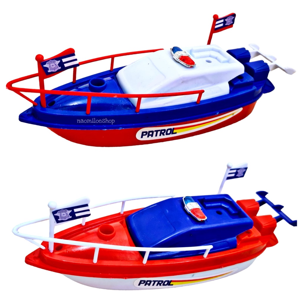 Jual MIGHT BOAT POLICE SEA BOAT mainan kapal bisa jalan di air ...