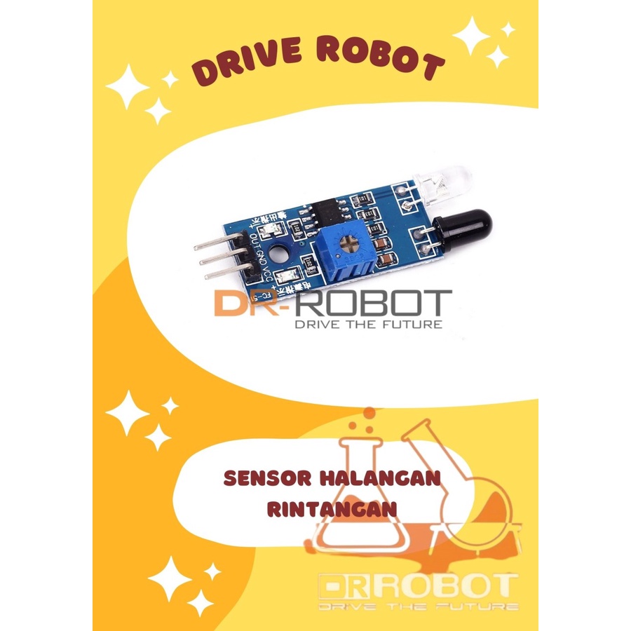 Jual INFRARED BARRIER OBSTACLE SENSOR HALANGAN RINTANGAN MODULE ...