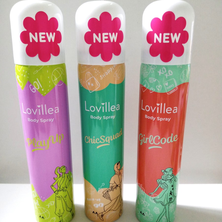 Jual lovillea body spray 100 ml New Original | Shopee Indonesia