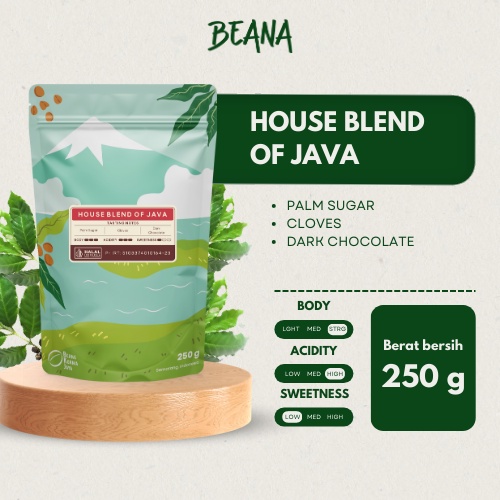 Jual Beana Roastery - House Blend of Java Coffee Roasted Beans | Blend ...