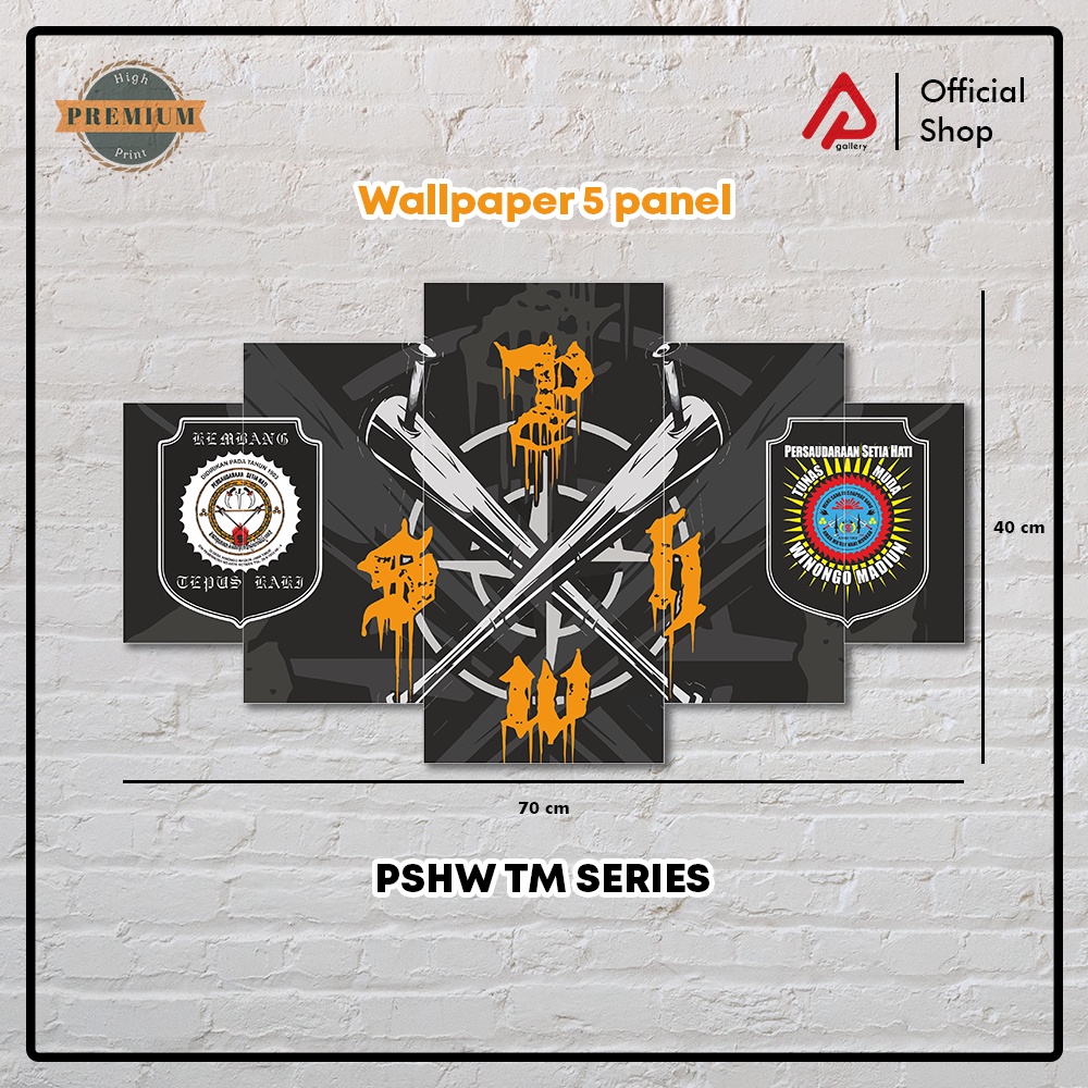 Jual [70X40 CM] Wall Decor PSHW SERIES 1 Set Hiasan Dinding Setia Hati ...