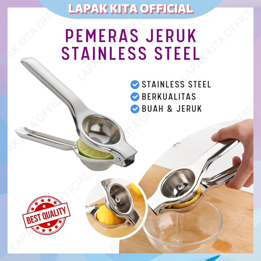 Jual Alat peras jeruk nipis jeruk lemon stainless steel anti karat ...