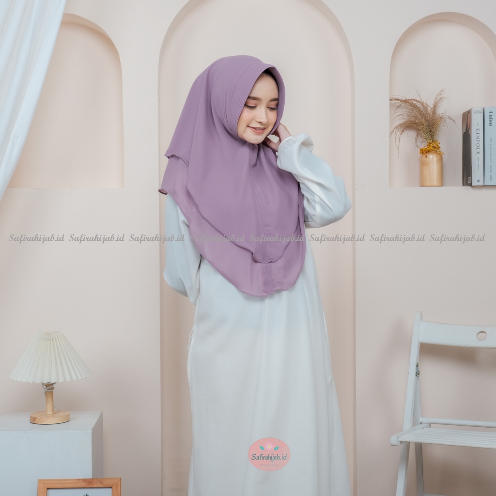Jual jilbab khimar mini 2 layer ceruty babydoll ultimate premium pet ...