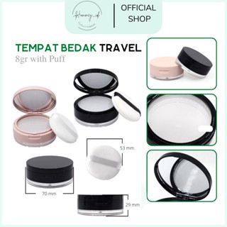 Jual HOMMEY ID - TEMPAT BEDAK TABUR DENGAN CERMIN | TEMPAT LOOSE POWDER ...