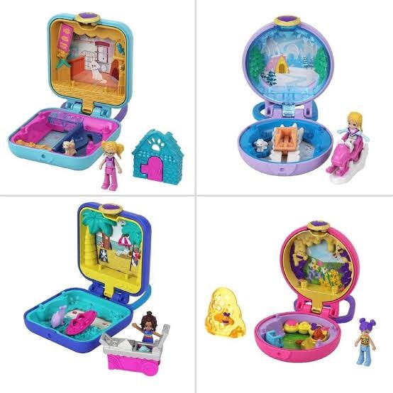 Jual Fisher Price Polly Pocket Tiny Compact Places GNG58 | Shopee Indonesia