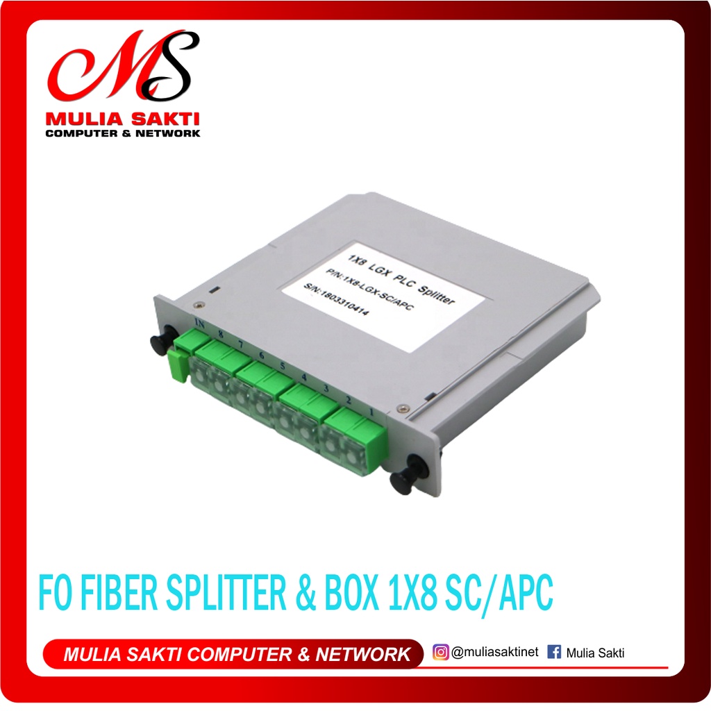 Jual FO FIBER SPLITTER & BOX 1X8 SC/APC | Shopee Indonesia