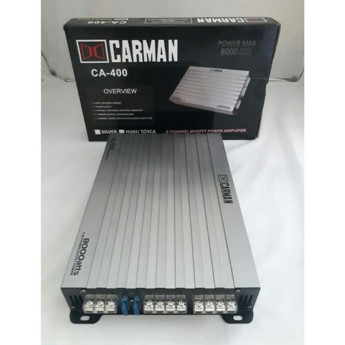 Jual Power amplifier 4 Channel Carman CA-400 | Shopee Indonesia