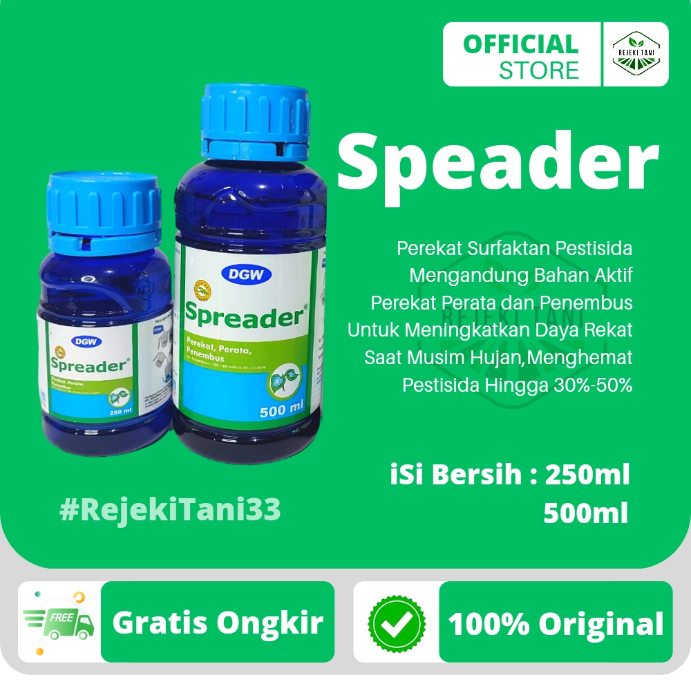 Jual Perekat SPREADER DGW surfaktan pestisida perata dan penembus ...