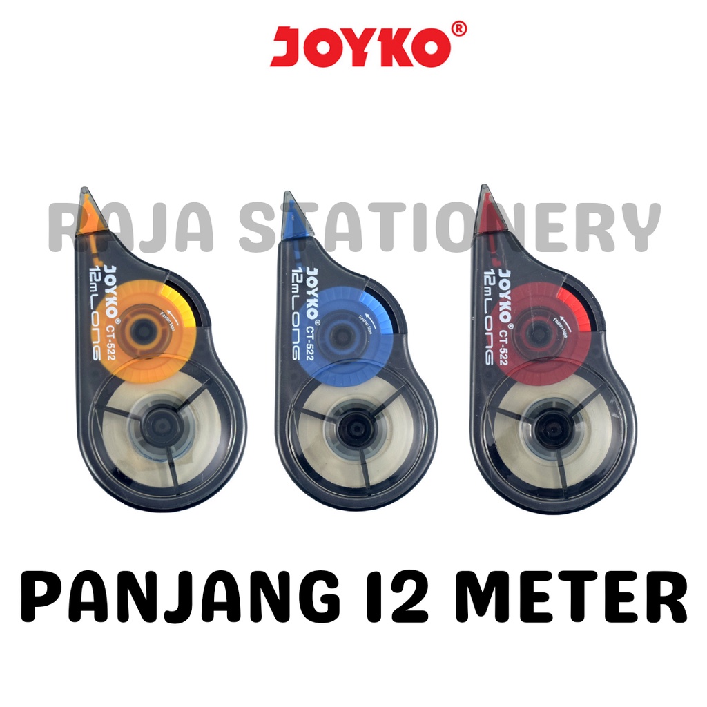 Jual Joyko Correction Tape TipEx Kertas Joyko CT-522 CT-559 Pastel Tip ...