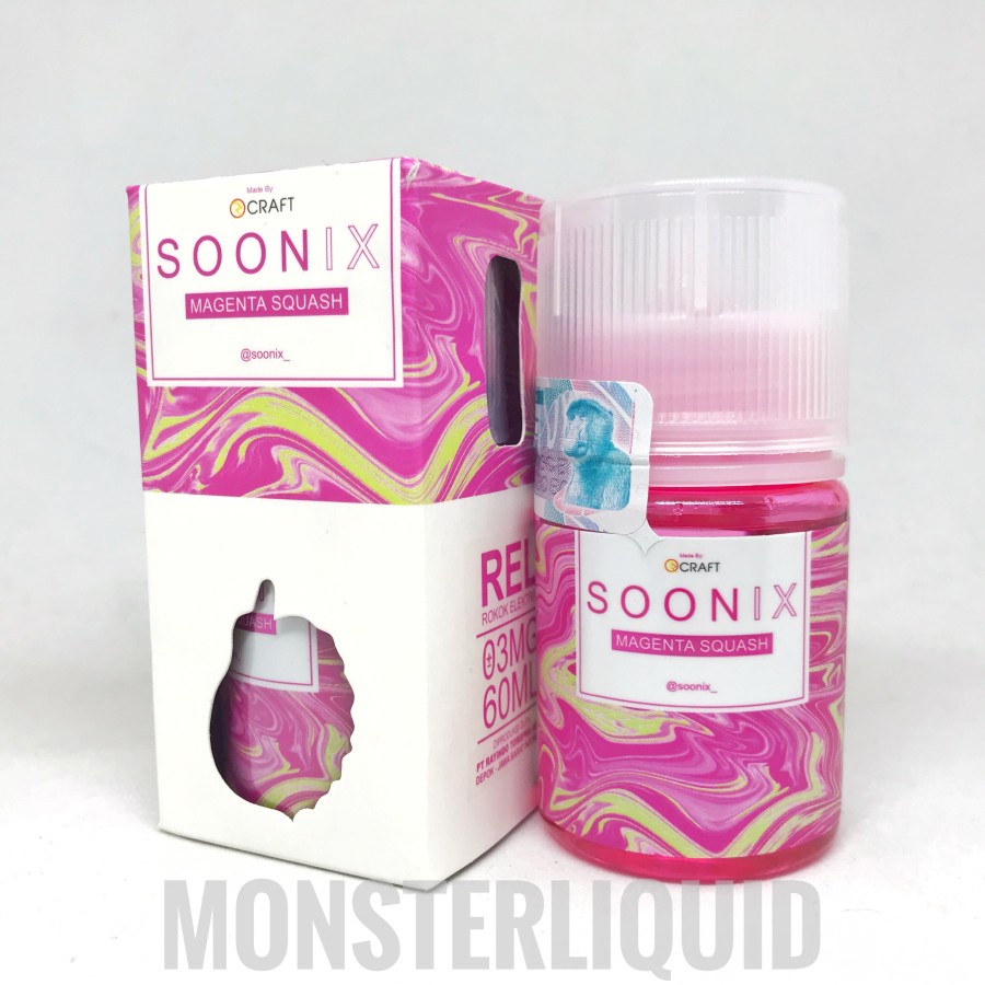 Jual SOONIX MAGENTA SQUASH BY RCRAFT 3MG 60ML | Shopee Indonesia