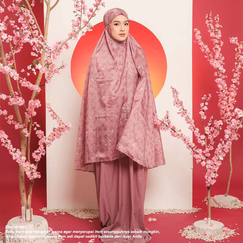 Jual Alif Modern Wear - Mukena Mini Motif Parasut Premium Korea Travel - Wild Rose | Shopee ...