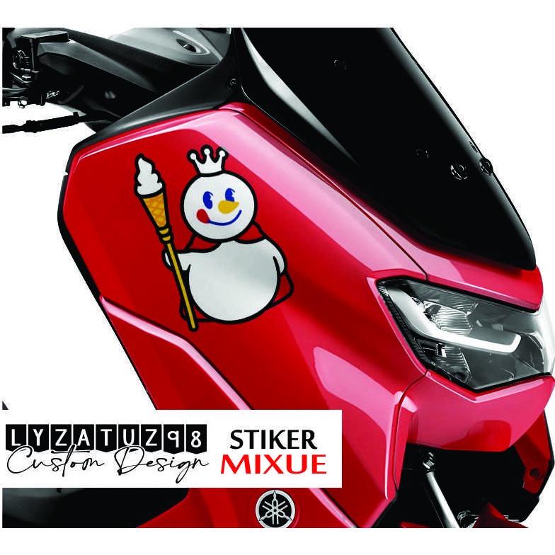 Jual STICKER mixue STIKER MIXUE UKURAN Besar 20 cm dan 15 cm | Shopee ...