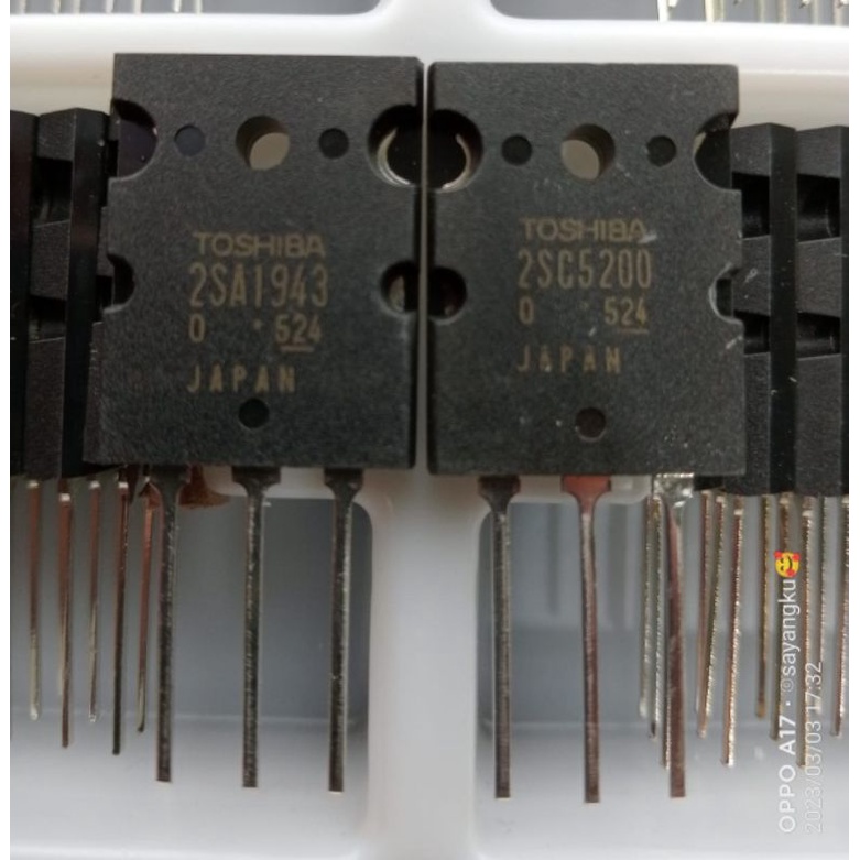 Jual Transistor Toshiba 2SA1943/2SC5200 Lot 524 | Shopee Indonesia