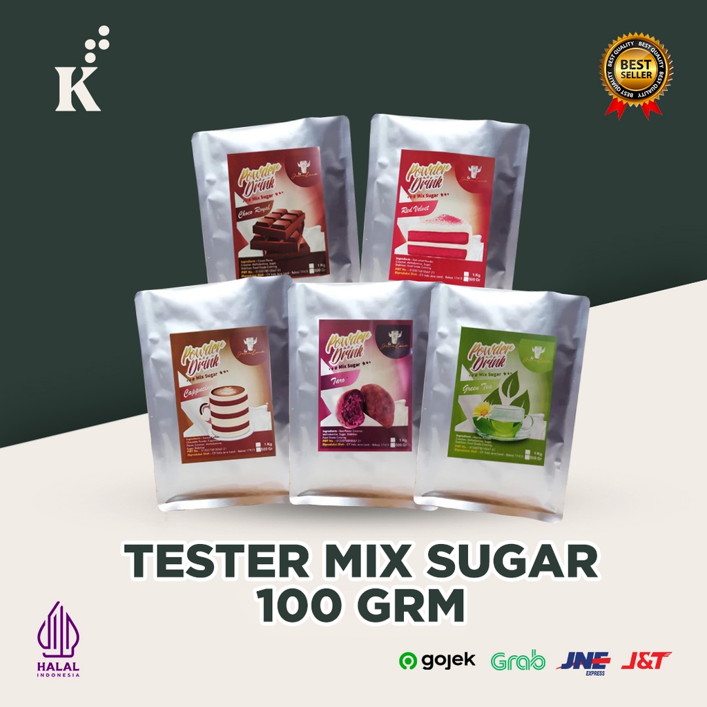 Jual Bubuk Minuman Bubble Drink Berkualitas Javaland TESTER Mix Sugar ...