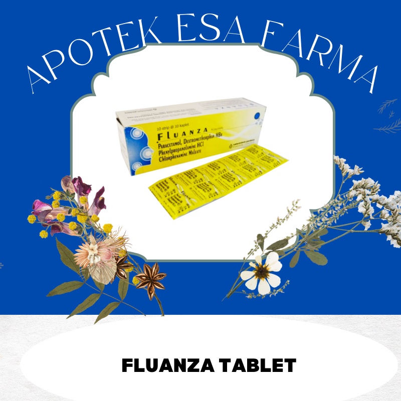 Jual FLUANZA KAPLET (Obat Batuk,Flu,Pilek,Demam,Sakit Kepala) | Shopee ...