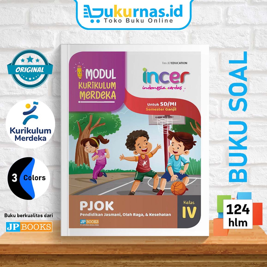 Jual Buku Latihan Soal PJOK SD/MI Kelas 4 Incer-K-Merdeka Sekolah Penggerak | Shopee Indonesia