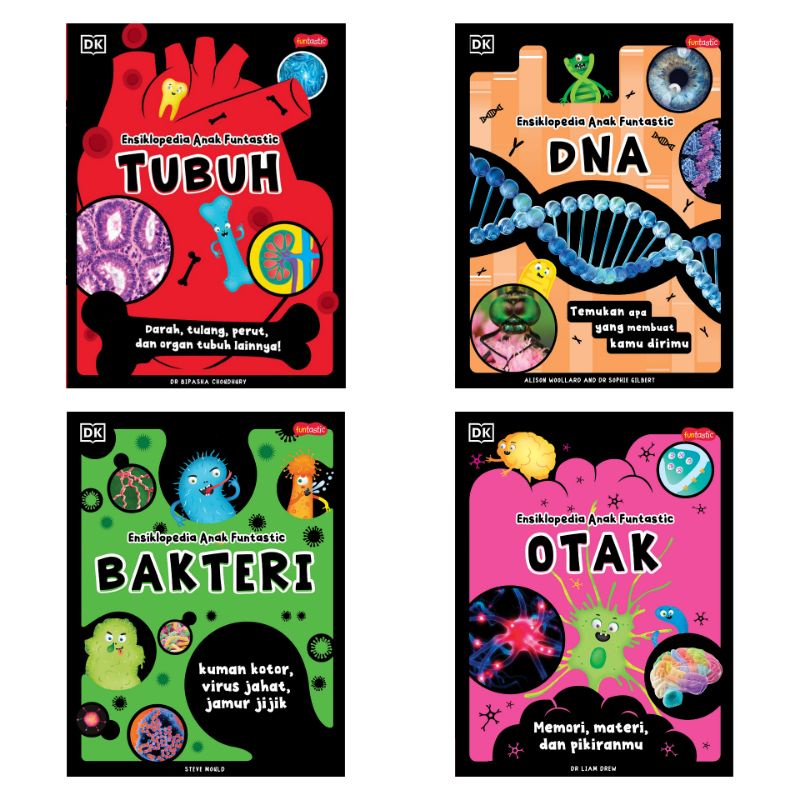 Jual Seri Judul Lengkap Buku Ensiklopedia Anak Funtastic Tubuh DNA ...