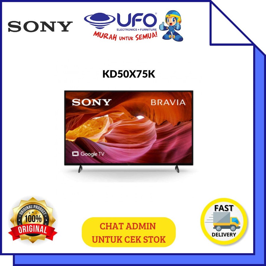 Jual SONY Bravia Led Smart Android UHD HDR 4K Google TV 50 Inch ...