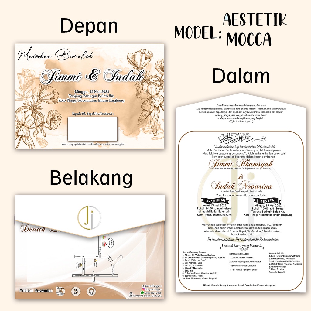 Jual undangan model amplop nude soft | Shopee Indonesia