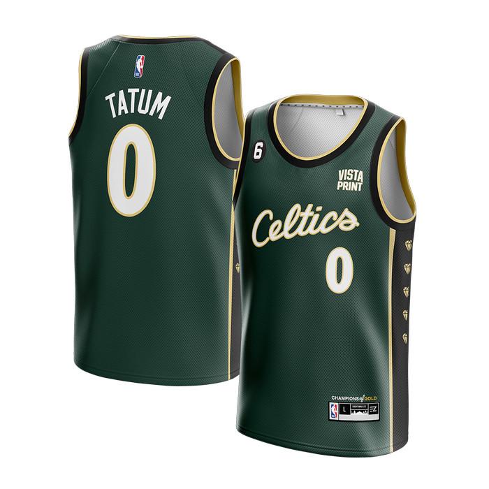 Jual Jersey Jayson Tatum Boston Celtics HIJAU TUA CITY Basket Baju NBA ...