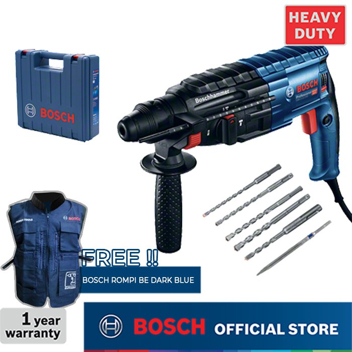 Jual Mesin Bosch Bor Beton Listrik 24Mm 790Watt Gbh 2-24 Dre Set ...
