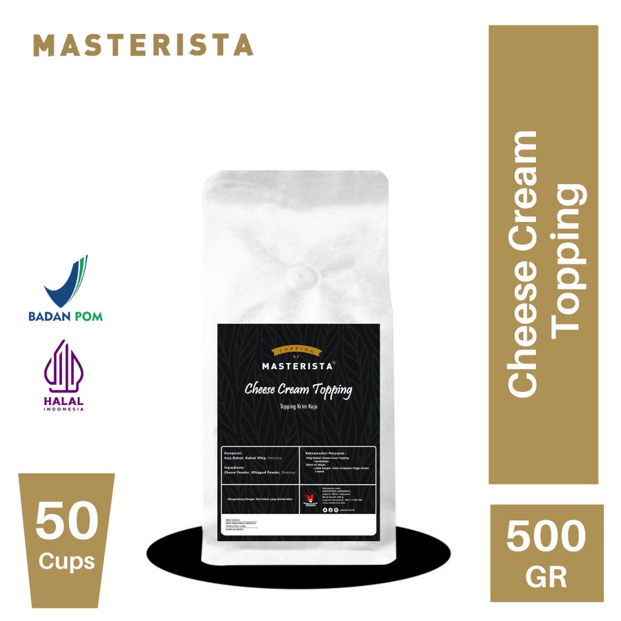 Jual Cheese Cream Powder Masterista 500gr | Shopee Indonesia