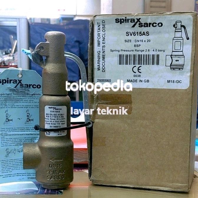 Jual safety valve spirax sarco sv615as 1/2 1 | Shopee Indonesia