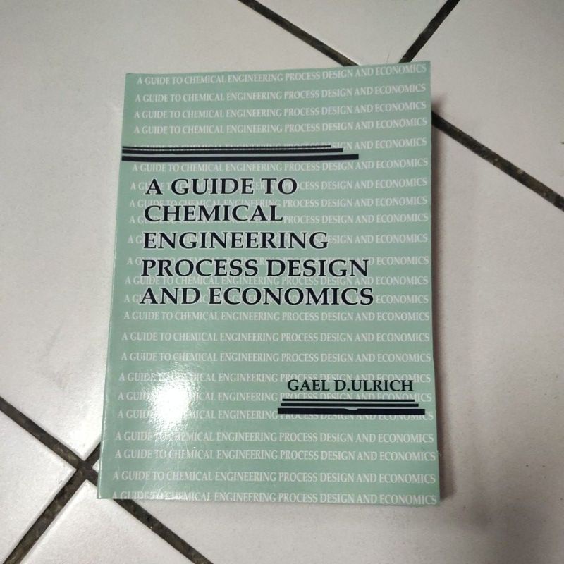 Jual A Guide To Chemical Engineering Process Design and Economics ...