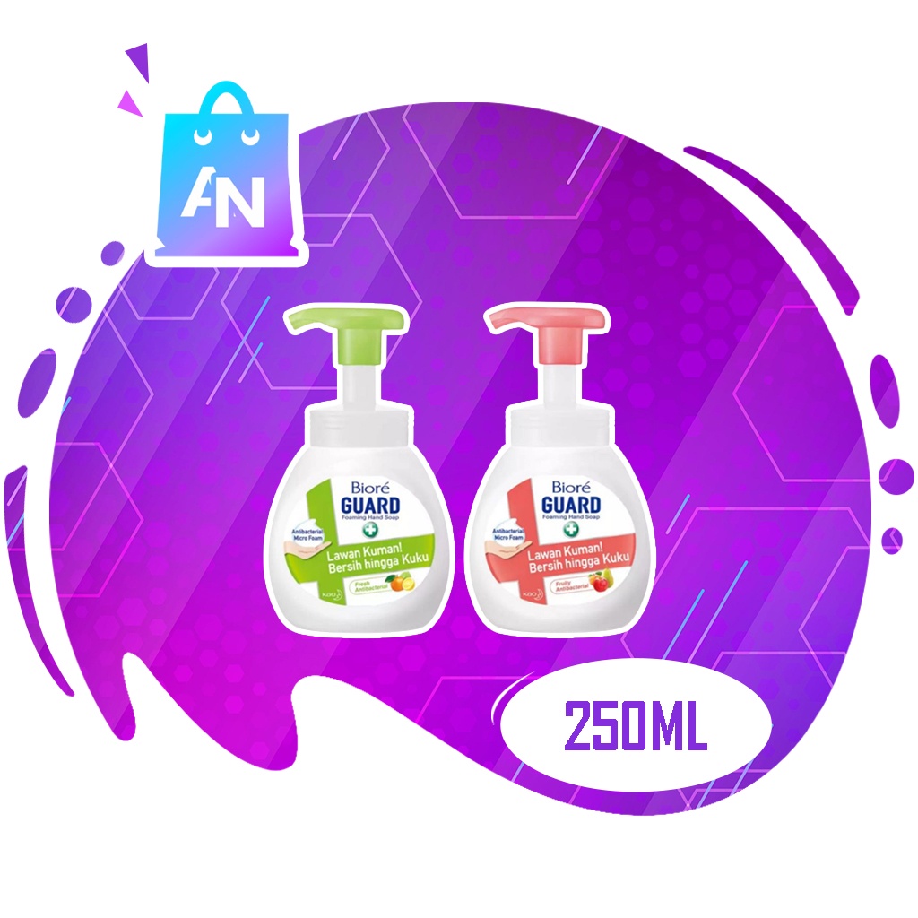 Jual Biore Guard Foaming Hand Soap Botol 250ml | Shopee Indonesia