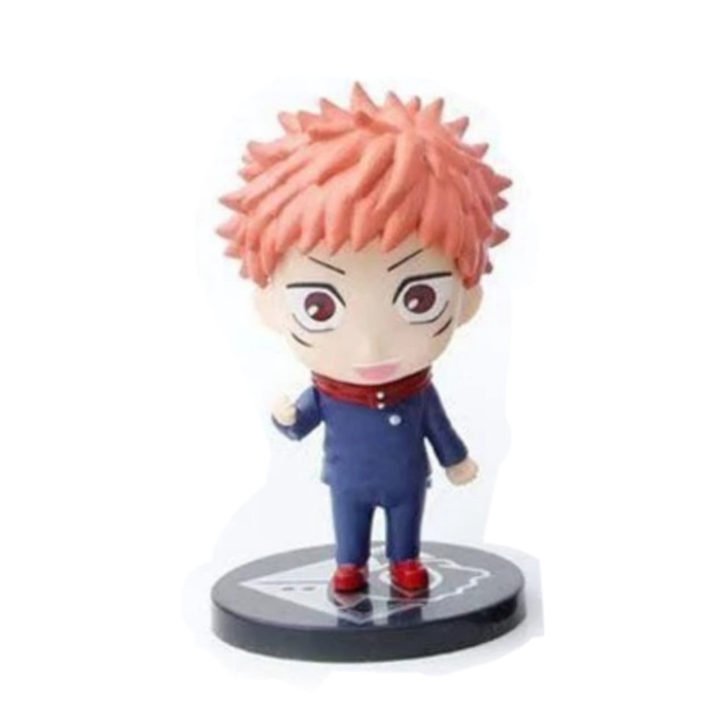 Jual Mainan Action Figure Chibi Jujutsu Kaisen Yuji, Sukuna, Gojo ...
