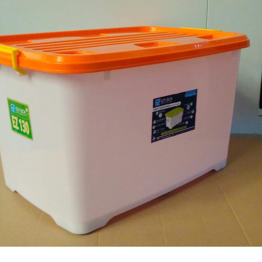 Jual Ezy Box Container Box Plastik 130 Liter Kotak Penyimpanan BESAR ...