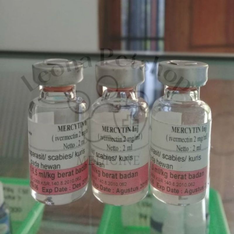 Jual MERCYTIN Inj. obat kuris scabies kucing kelinci domba kambing dll ...