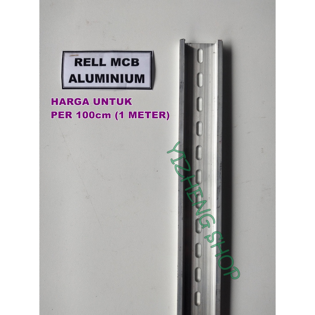 Jual REL MCB ALUMINIUM (PANJANG 1 METER) | Shopee Indonesia