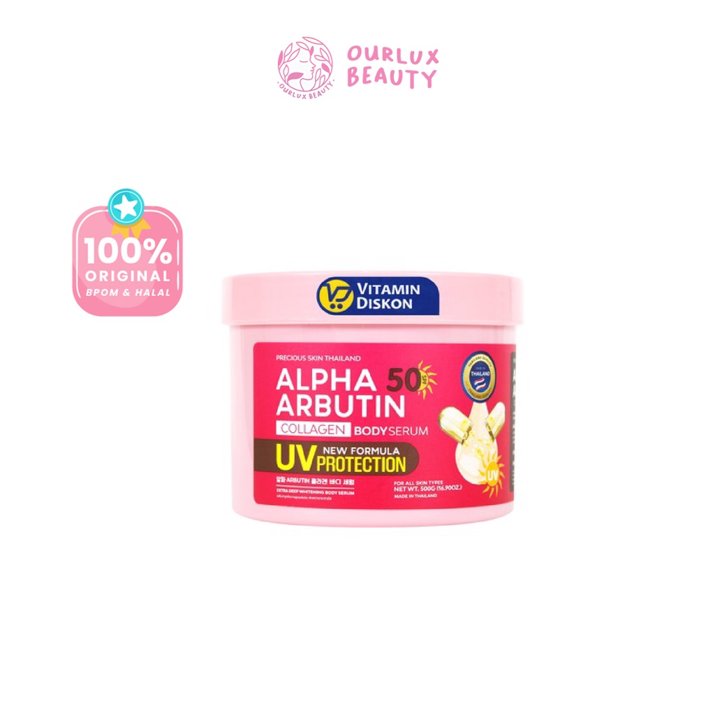 Jual PRECIOUS SKIN ALPHA ARBUTIN SPF50 UV PROTECTION COLLAGEN BODY ...