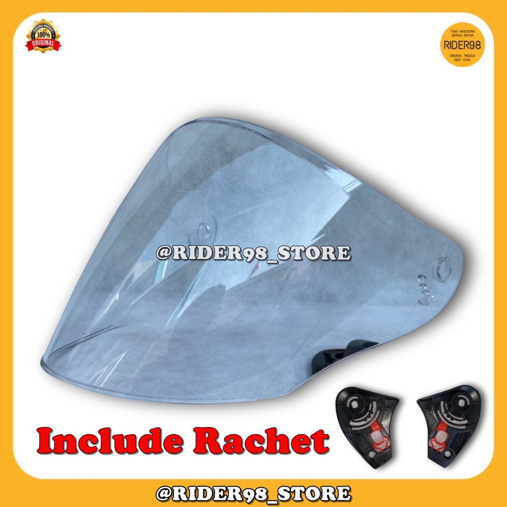 Jual Kaca Helm Dyr Osaka Original Visor Norisk Pnp / Pas Langsung ...