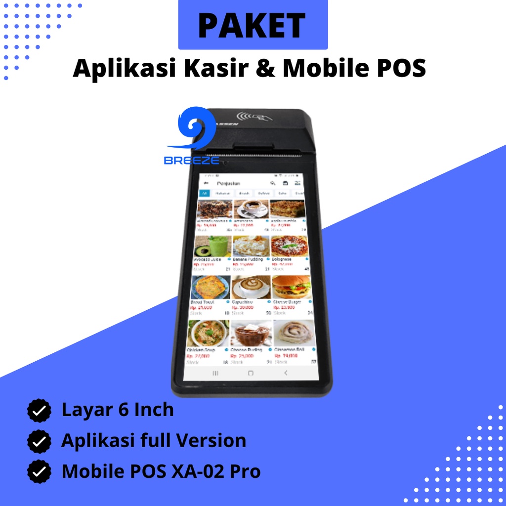 Jual PAKET APLIKASI KASIR & MOBILE POS KASSEN XA-02 PRO. | Shopee Indonesia