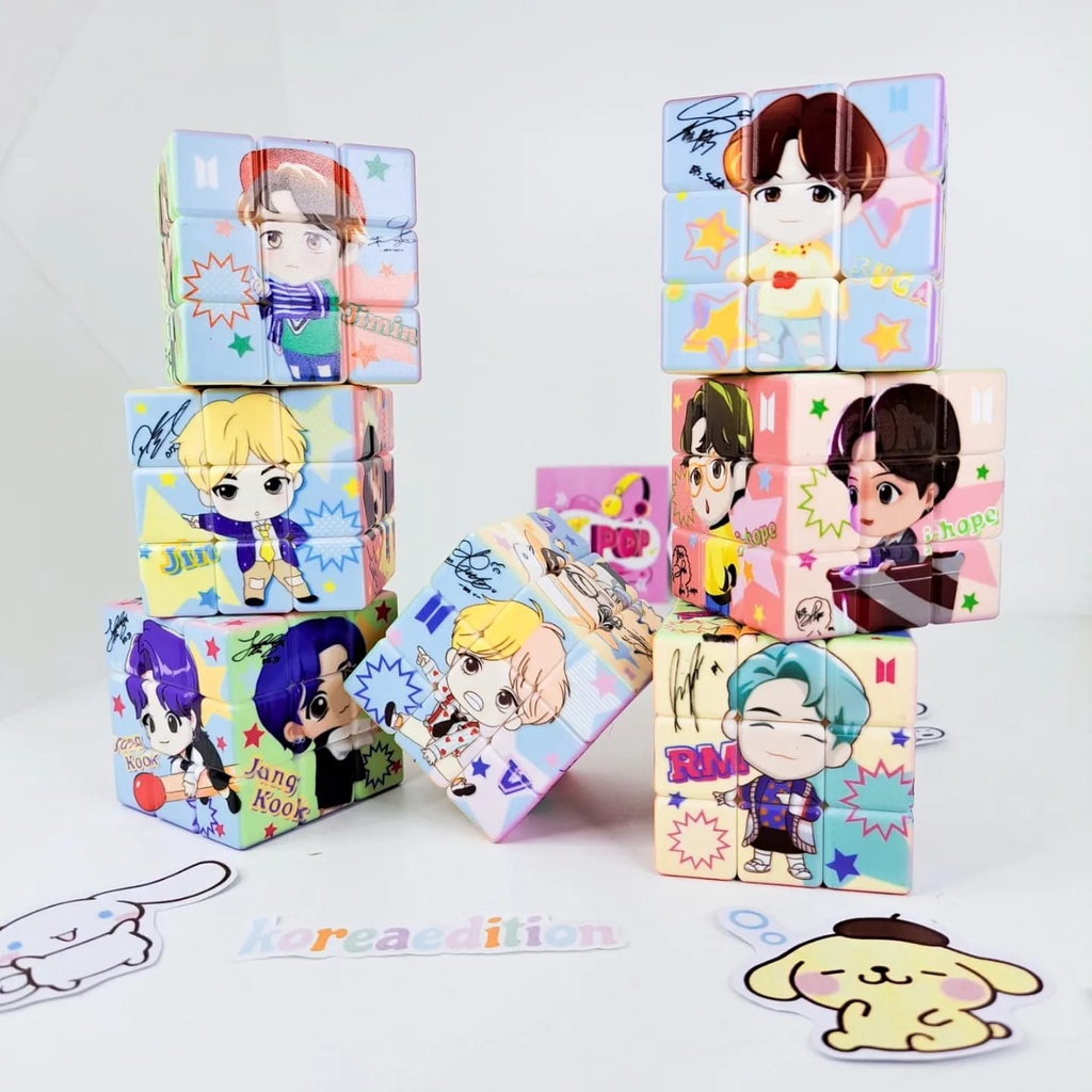 Jual Rubik Kpop Mainan Anak Kubus Games BTS NCT Dream BT21 Koleksi ...