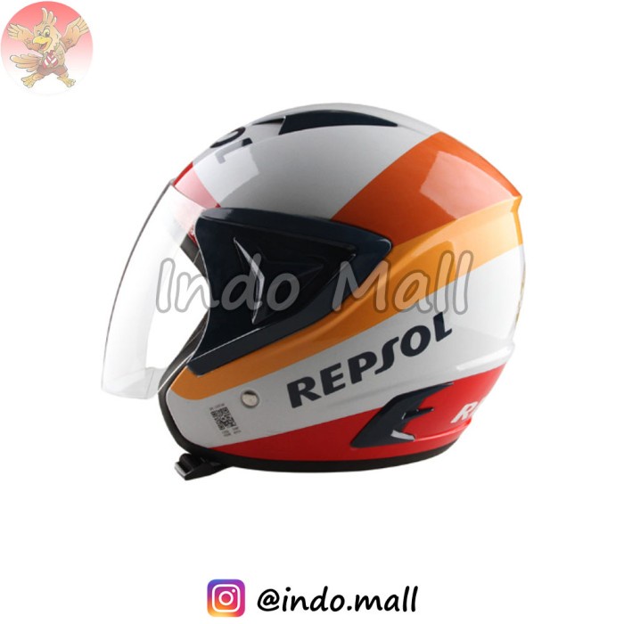 Jual Helm Repsol Honda Motor Half Face Sni Limited Edition Kado Hadiah ...