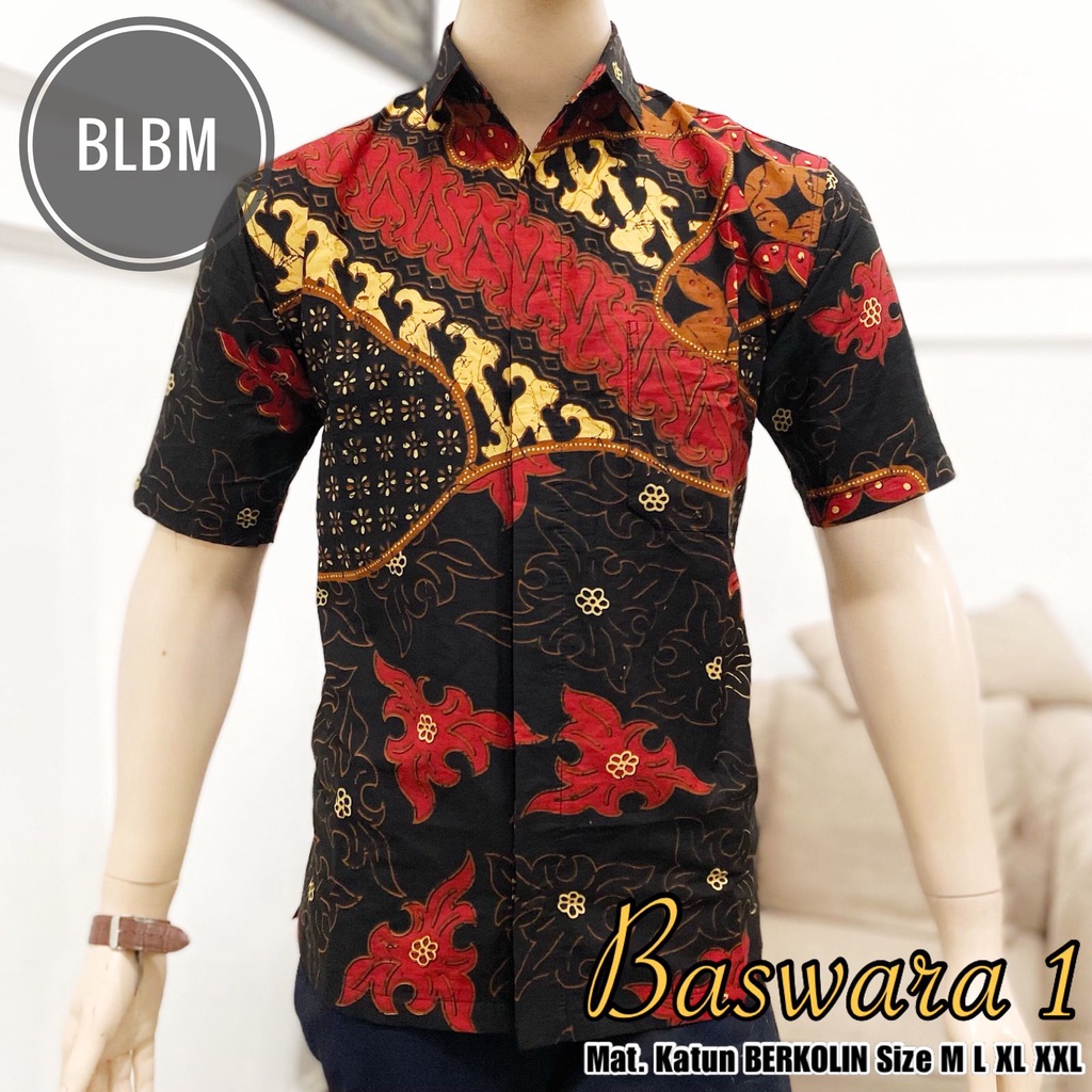 Jual Batik Baswara 1 by Batik Lanang | Batik Makassar | Batik Lontara ...