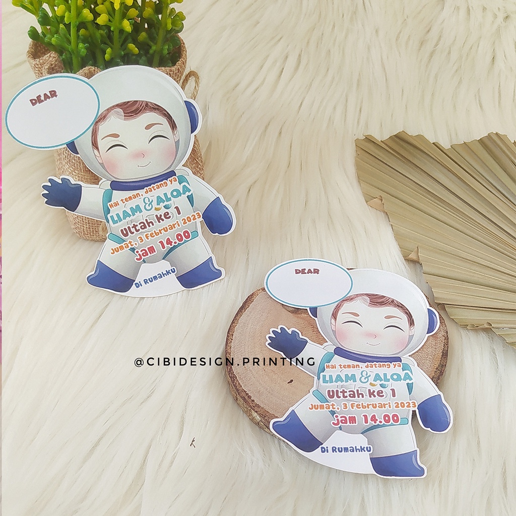 Jual Custom Birthday Invitation | Kartu Undangan Ulang Tahun ...