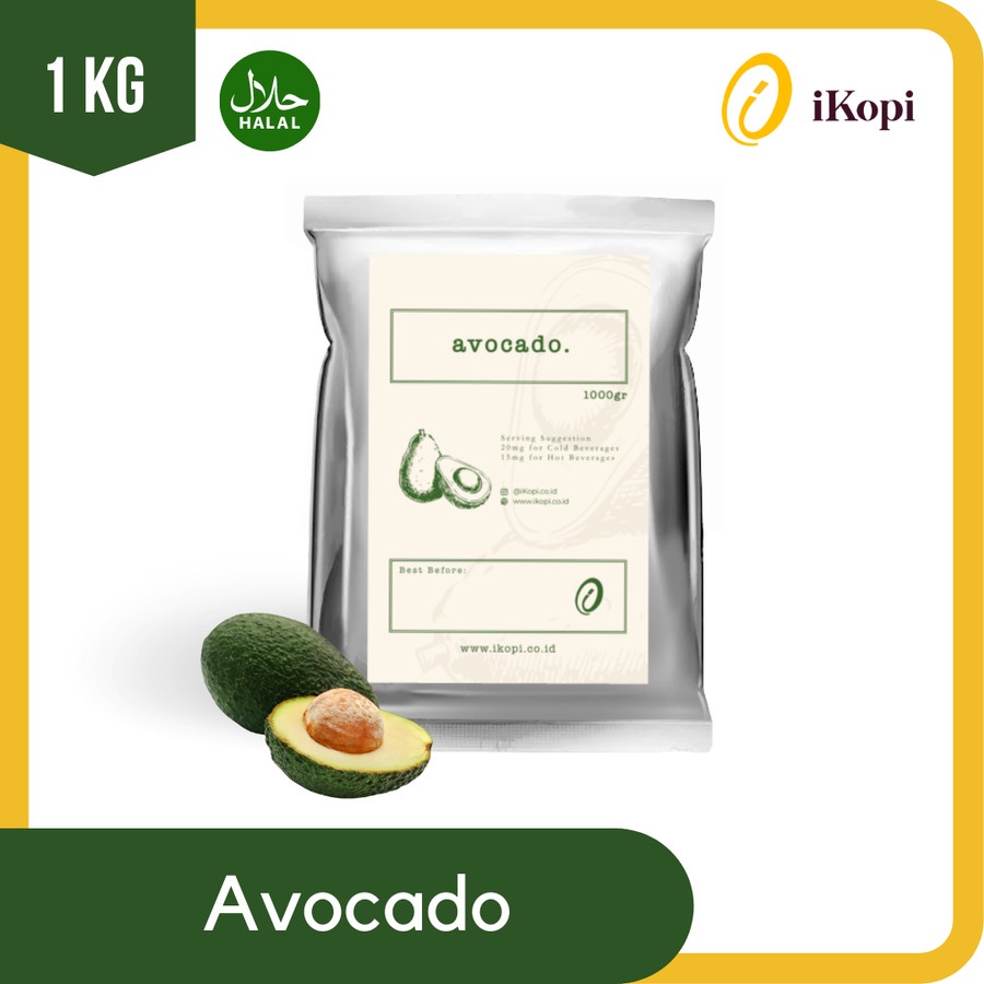 Jual Ikopi Powder Avocado | Bubuk Minuman Rasa Avocado 1 kg | Shopee ...