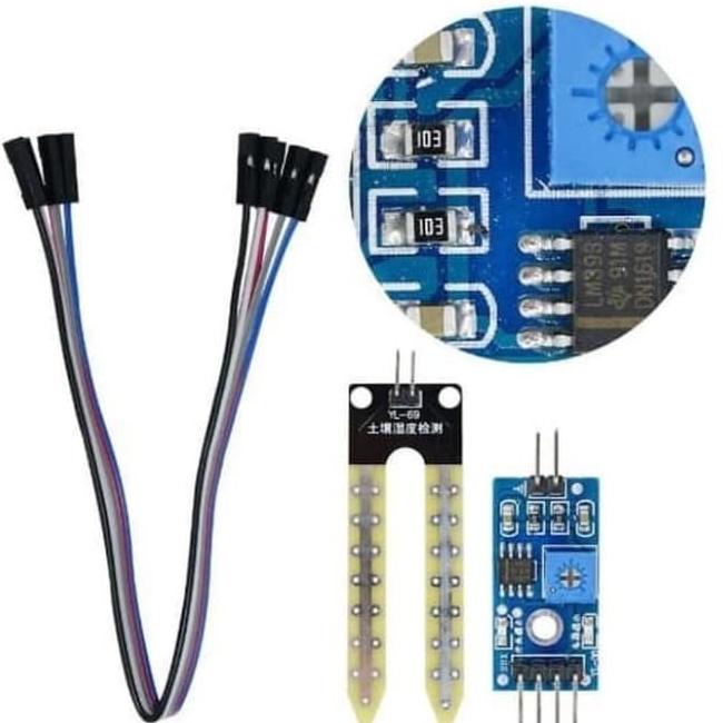 Jual Soil Mouisture Kelembapan Tanah HYGROMETER sensor modul Board ...