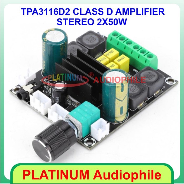 Jual Tpa3116 Amplifier Class D 2X50W - Tpa3116D2 Class D Amplifier ...
