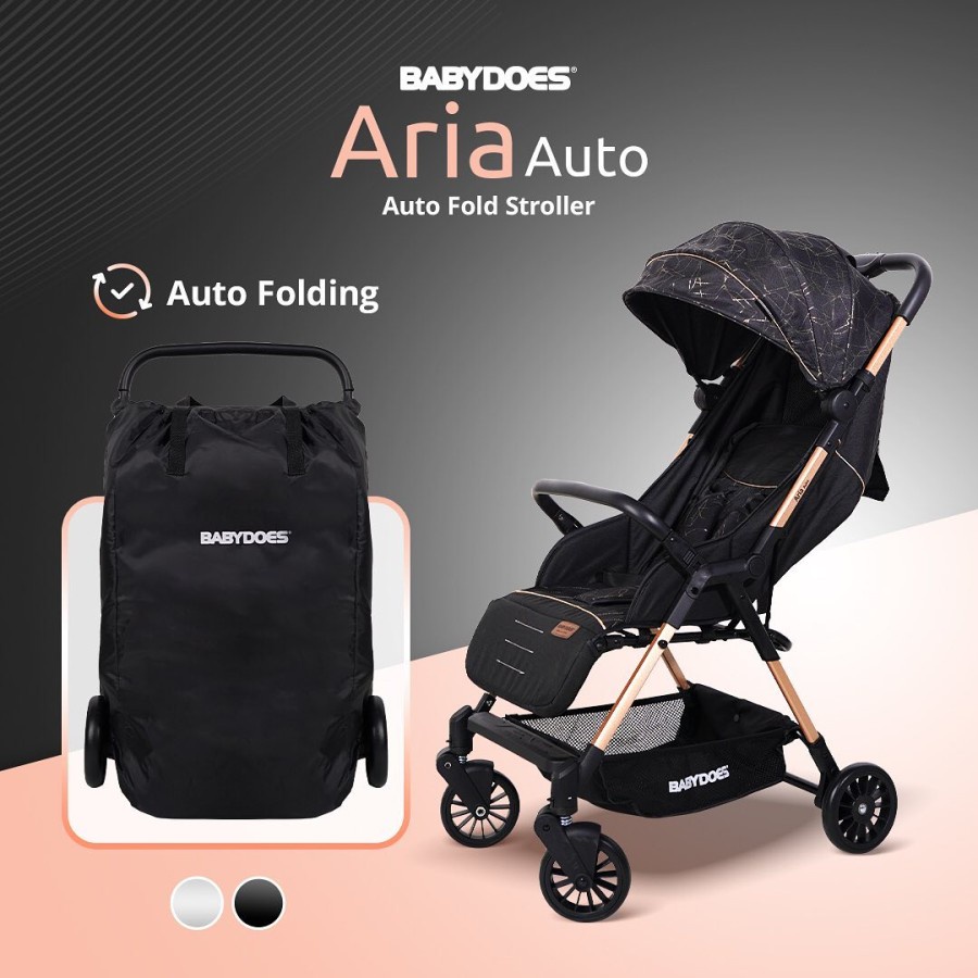 Jual Stroller Cabin Babydoes Aria Auto Multi-Functional Baby Stroller ...